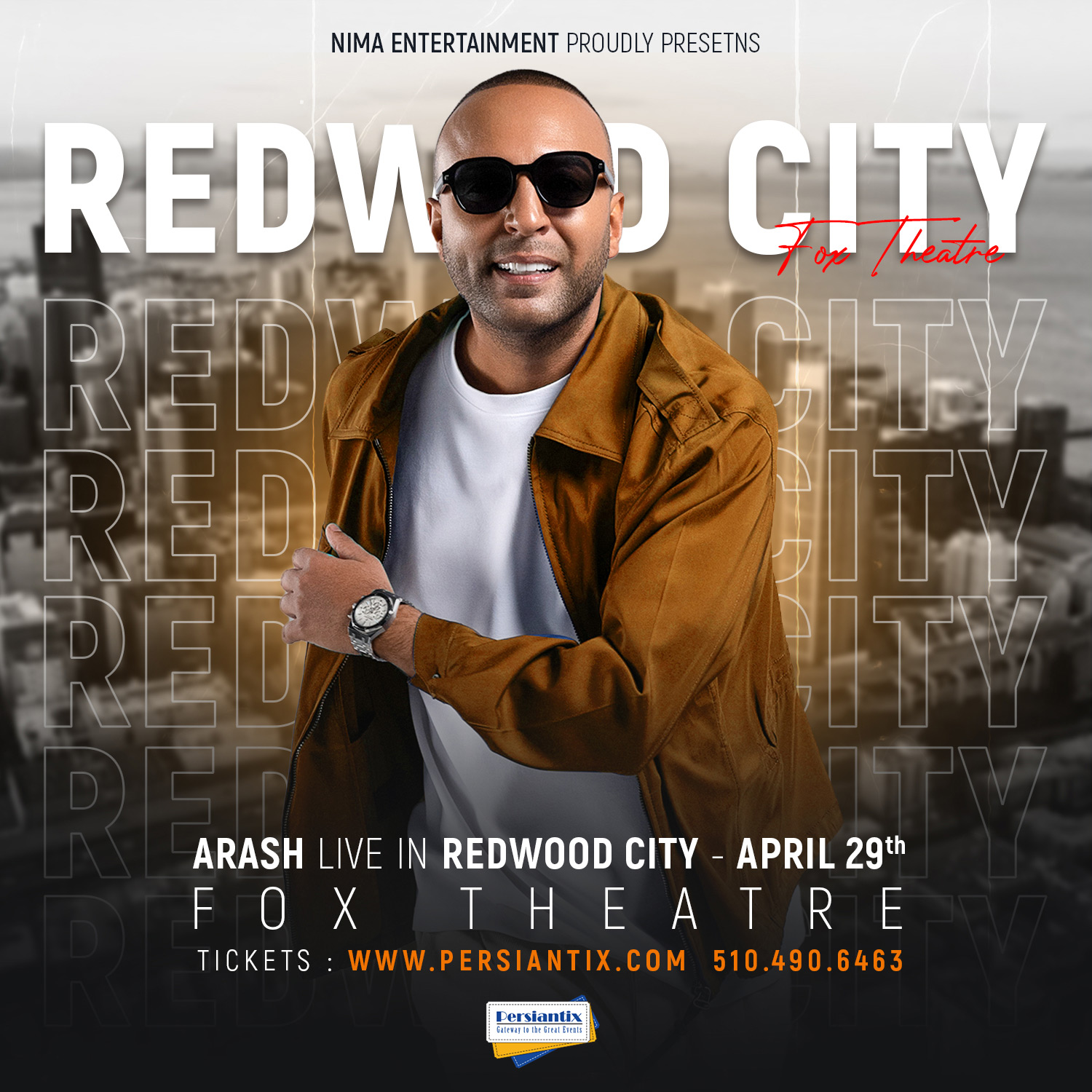 Arash Live in Concert – REDWOOD CITY - persiantix persiantix